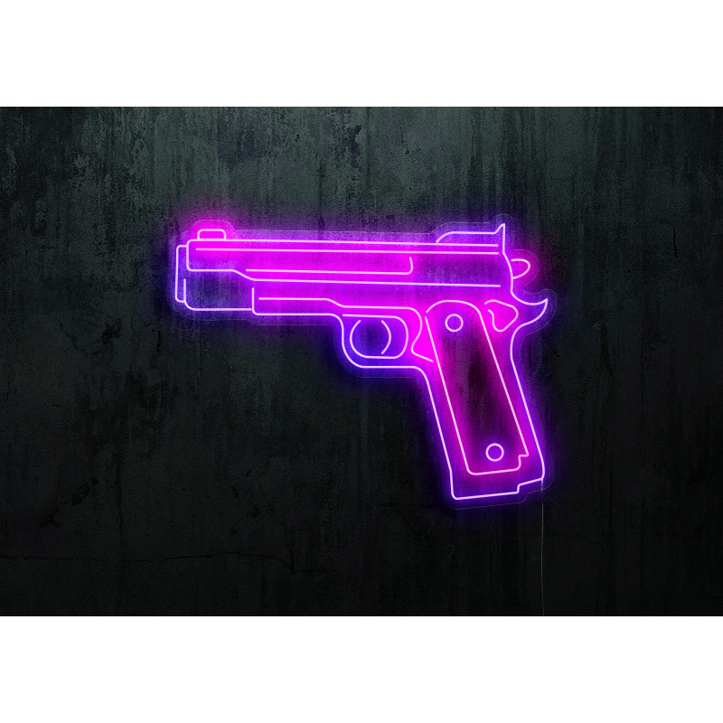 Carteles de Neón Led - Luces de neón "Pistola"