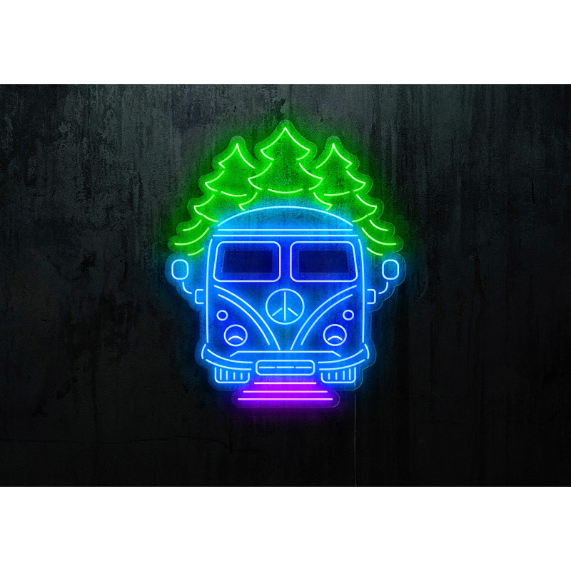 Led Neon Signs - "Furgo Camper" Neon Lights