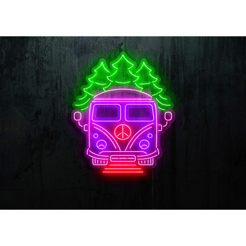 Led Neon Signs - "Furgo Camper" Neon Lights