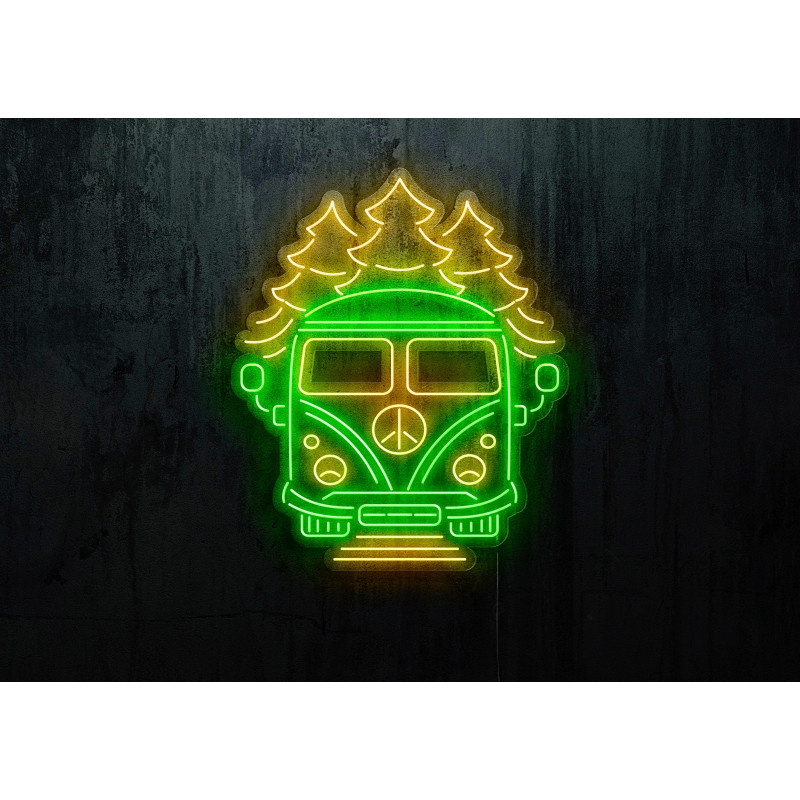 Led Neon Signs - "Furgo Camper" Neon Lights