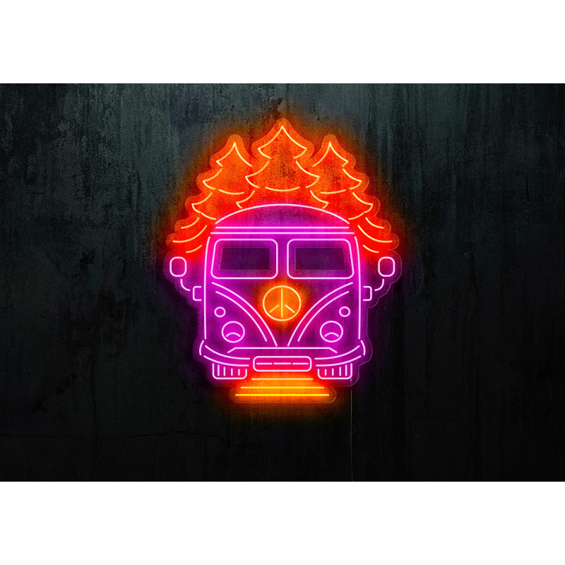 Led Neon Signs - "Furgo Camper" Neon Lights