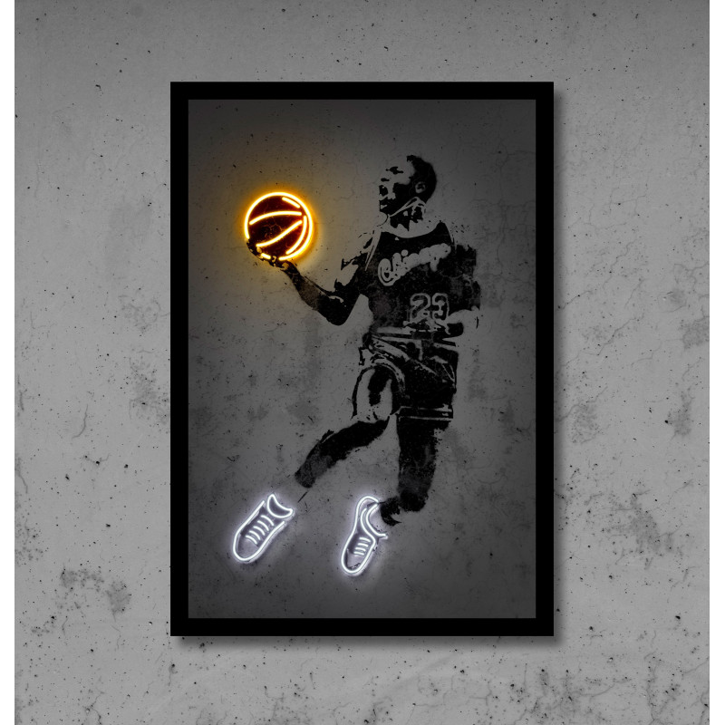 Neón Art "Michael Jordan"